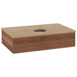 Villeroy & Boch Villeroy & Boch Antao Waschtischunterschrank 800x190x500mm L08151HM mit Beleuchtung mit Struktur FK/AP: HM/1