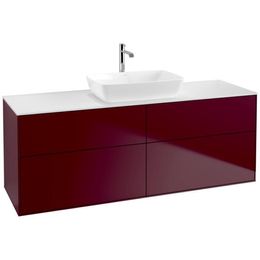 Villeroy & Boch Villeroy und Boch Finion Waschtischunterschrank F85100HB 160x60,3cm, Abdeckplatte white matt, Peony Matt