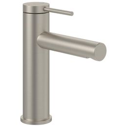 Villeroy & Boch Villeroy und Boch Loop + Friends Einhebel-Waschtischarmatur TVW10610215364 mit Zugstangen-Ablaufgarnitur, brushed nickel black