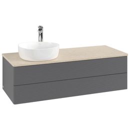 Villeroy & Boch Villeroy & Boch Antao Waschtischunterschrank 1200x360x500mm L22153GK mit Beleuchtung mit Struktur FK/AP: GK/3