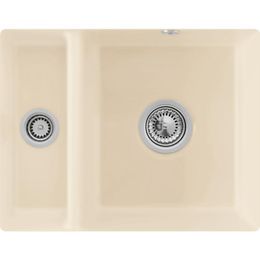 Villeroy & Boch Villeroy und Boch Unterbausp&uuml;le 675802FU mit Ablaufgarnitur und Excenterbet&auml;tigung, Ivory