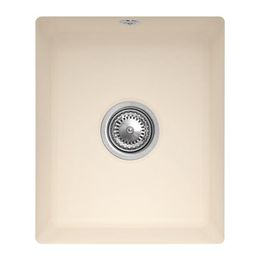 Villeroy & Boch Villeroy und Boch Unterbausp&uuml;le 332402FU mit Ablaufgarnitur und Excenterbet&auml;tigung, Ivory