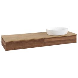 Villeroy & Boch Villeroy & Boch Antao Waschtischunterschrank 1600x190x500mm L16111HM mit Beleuchtung mit Struktur FK/AP: HM/1