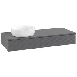 Villeroy & Boch Villeroy & Boch Antao Waschtischunterschrank 1200x190x500mm L11150GK mit Beleuchtung mit Struktur FK/AP: GK/0