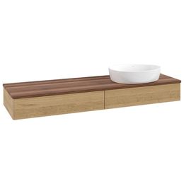 Villeroy & Boch Villeroy & Boch Antao Waschtischunterschrank 1600x190x500mm L16012HN mit Beleuchtung FK/AP: HN/2