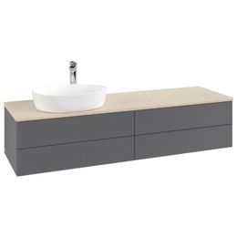 Villeroy & Boch Villeroy & Boch Antao Waschtischunterschrank 1600x360x500mm L26153GK mit Beleuchtung mit Struktur FK/AP: GK/3