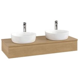 Villeroy & Boch Villeroy & Boch Antao Waschtischunterschrank 1200x190x500mm L13151HN mit Beleuchtung mit Struktur FK/AP: HN/1
