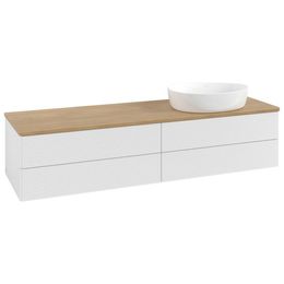 Villeroy & Boch Villeroy & Boch Antao Waschtischunterschrank 1600x360x500mm L27111GF mit Beleuchtung mit Struktur FK/AP: GF/1