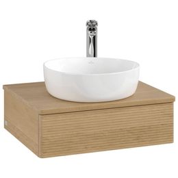 Villeroy & Boch Villeroy & Boch Antao Waschtischunterschrank 600x190x500mm L07151HN mit Beleuchtung mit Struktur FK/AP: HN/1