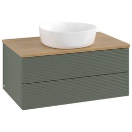 Villeroy & Boch Villeroy & Boch Antao Waschtischunterschrank 800x360x500mm L19111HL mit Beleuchtung mit Struktur FK/AP: HL/1