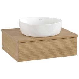 Villeroy & Boch Villeroy & Boch Antao Waschtischunterschrank 600x190x500mm L07111HN mit Beleuchtung mit Struktur FK/AP: HN/1