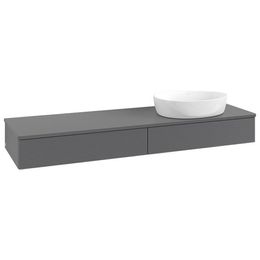 Villeroy & Boch Villeroy & Boch Antao Waschtischunterschrank 1600x190x500mm L16110GK mit Beleuchtung mit Struktur FK/AP: GK/0