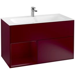 Villeroy & Boch Villeroy und Boch Finion Waschtischunterschrank F030HBHB 99,6x59,1x49,8cm, Regal links Peony, Peony Matt