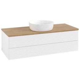 Villeroy & Boch Villeroy & Boch Antao Waschtischunterschrank 1200x360x500mm L21111MT mit Beleuchtung mit Struktur FK/AP: MT/1