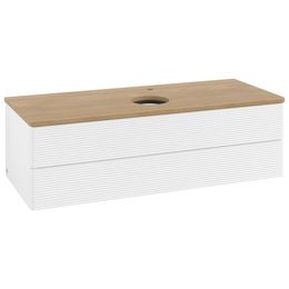 Villeroy & Boch Villeroy & Boch Antao Waschtischunterschrank 1200x360x500mm L21151MT mit Beleuchtung mit Struktur FK/AP: MT/1