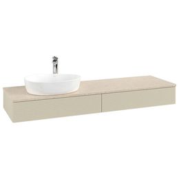 Villeroy & Boch Villeroy & Boch Antao Waschtischunterschrank 1600x190x500mm L15153HJ mit Beleuchtung mit Struktur FK/AP: HJ/3