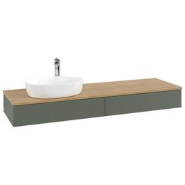 Villeroy & Boch Villeroy & Boch Antao Waschtischunterschrank 1600x190x500mm L15151HL mit Beleuchtung mit Struktur FK/AP: HL/1