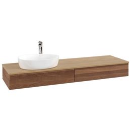 Villeroy & Boch Villeroy & Boch Antao Waschtischunterschrank 1600x190x500mm L15151HM mit Beleuchtung mit Struktur FK/AP: HM/1