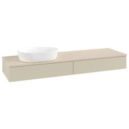 Villeroy & Boch Villeroy & Boch Antao Waschtischunterschrank 1600x190x500mm L15113HJ mit Beleuchtung mit Struktur FK/AP: HJ/3