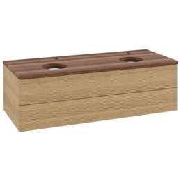 Villeroy & Boch Villeroy & Boch Antao Waschtischunterschrank 1200x360x500mm L24152HN mit Beleuchtung mit Struktur FK/AP: HN/2