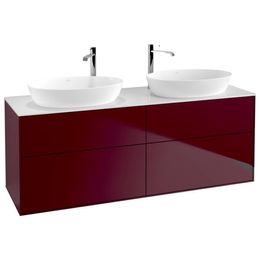 Villeroy & Boch Villeroy und Boch Finion Waschtischunterschrank G96100HB 160x60,3cm, Emotion, Abdeckplatte white matt, Peony Matt