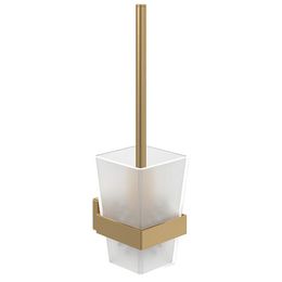 Villeroy & Boch Villeroy und Boch Elements Striking Toilettenb&uuml;rstengarnitur TVA15201700076 94x340x118mm, Glas satiniert, mit WC-B&uuml;rste, brushed gold
