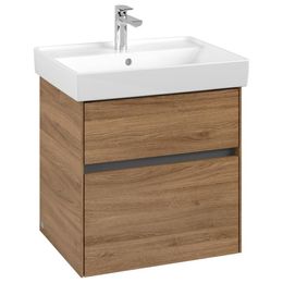 Villeroy & Boch Villeroy und Boch Collaro Waschtischunterschrank C00800RH 55,4x54,6x44,4cm, Kansas Oak