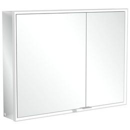 Villeroy & Boch Villeroy und Boch My View Now Spiegelschrank A4571000 100 x 75 x 16,8 cm, LED-Beleuchtung, 2 T&uuml;ren, Ein-/Ausschalter