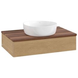 Villeroy & Boch Villeroy & Boch Antao Waschtischunterschrank 800x190x500mm L08112HN mit Beleuchtung mit Struktur FK/AP: HN/2