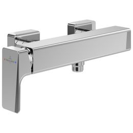 Villeroy & Boch Villeroy und Boch Subway 3.0 Einhebel-Duscharmatur TVS11200100061 mit R&uuml;ckflussschutz, Wandmontage, chrom