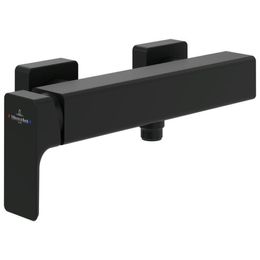 Villeroy & Boch Villeroy und Boch Subway 3.0 Einhebel-Duscharmatur TVS112001000K5 mit R&uuml;ckflussschutz, Wandmontage, matt black