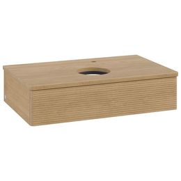 Villeroy & Boch Villeroy & Boch Antao Waschtischunterschrank 800x190x500mm L08151HN mit Beleuchtung mit Struktur FK/AP: HN/1