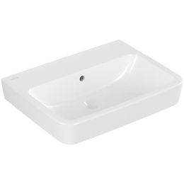 Villeroy & Boch Villeroy und Boch O.novo Einbau-/Aufsatz-Waschtisch 4A416JT2 60x46cm, eckig, ohne Hahnloch, mit &Uuml;berlauf, wei&szlig; AntiBac C-plus