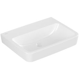 Villeroy & Boch Villeroy und Boch O.novo Einbau-/Aufsatz-Waschtisch 4A416F01 60x46cm, eckig, ohne Hahnloch, ohne &Uuml;berlauf, wei&szlig;