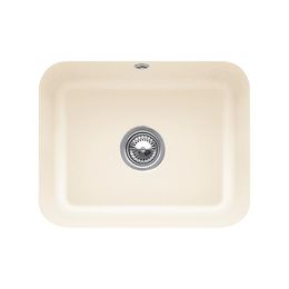 Villeroy & Boch Villeroy und Boch Unterbausp&uuml;le 670602FU mit Ablaufgarnitur, Exzenterbet&auml;tigung, Befestigungssatz, Ivory
