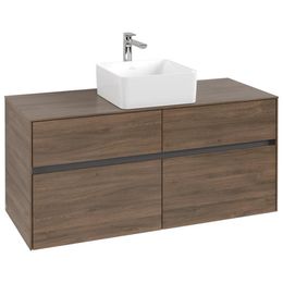 Villeroy & Boch Villeroy und Boch Collaro Waschtischunterschrank C04100VH 120 x 54,8 x 50 cm, Waschtisch mittig, Arizona Oak