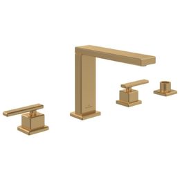Villeroy & Boch Villeroy und Boch Mettlach Vierloch-Wannenrandarmatur TVT12600200076 Standmontage, brushed gold