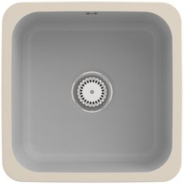 Villeroy & Boch Villeroy und Boch Unterbausp&uuml;le 670301SM mit Ablaufgarnitur, Handbet&auml;tigung, Befestigungssatz, Steam