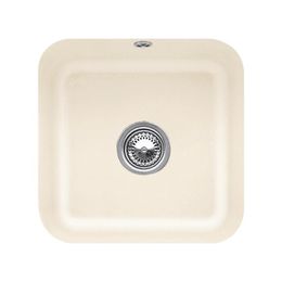 Villeroy & Boch Villeroy und Boch Unterbausp&uuml;le 670302FU mit Ablaufgarnitur, Exzenterbet&auml;tigung, Befestigungssatz, Ivory