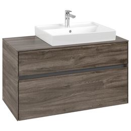 Villeroy & Boch Villeroy und Boch Collaro Waschtischunterschrank C01800RK 100x54,8x50cm, Waschtisch rechts, Stone Oak