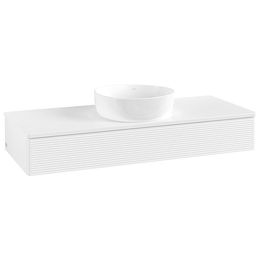 Villeroy & Boch Villeroy & Boch Antao Waschtischunterschrank 1200x190x500mm L10110MT mit Beleuchtung mit Struktur FK/AP: MT/0