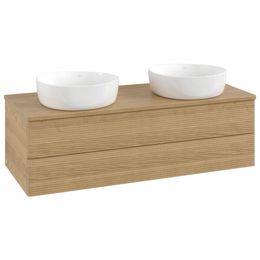 Villeroy & Boch Villeroy & Boch Antao Waschtischunterschrank 1200x360x500mm L24111HN mit Beleuchtung mit Struktur FK/AP: HN/1