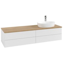 Villeroy & Boch Villeroy & Boch Antao Waschtischunterschrank 1600x360x500mm L27151GF mit Beleuchtung mit Struktur FK/AP: GF/1
