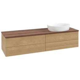 Villeroy & Boch Villeroy & Boch Antao Waschtischunterschrank 1600x360x500mm L27112HN mit Beleuchtung mit Struktur FK/AP: HN/2