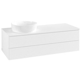 Villeroy & Boch Villeroy & Boch Antao Waschtischunterschrank 1200x360x500mm L22110MT mit Beleuchtung mit Struktur FK/AP: MT/0