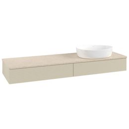 Villeroy & Boch Villeroy & Boch Antao Waschtischunterschrank 1600x190x500mm L16113HJ mit Beleuchtung mit Struktur FK/AP: HJ/3