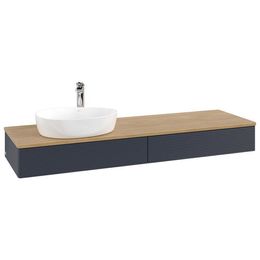 Villeroy & Boch Villeroy & Boch Antao Waschtischunterschrank 1600x190x500mm L15151HG mit Beleuchtung mit Struktur FK/AP: HG/1