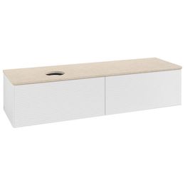 Villeroy & Boch Villeroy & Boch Antao Waschtischunterschrank 1600x360x500mm L37113GF mit Beleuchtung mit Struktur FK/AP: GF/3