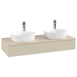 Villeroy & Boch Villeroy & Boch Antao Waschtischunterschrank 1200x190x500mm L13153HJ mit Beleuchtung mit Struktur FK/AP: HJ/3