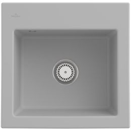 Villeroy & Boch Villeroy und Boch Subway 50 S Einbausp&uuml;le 331501SM mit Ablaufgarnitur, 525 x 510 mm, Handbet&auml;tigung, steam CeramicPlus